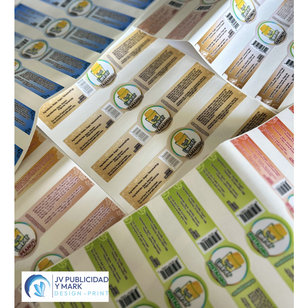 Rectangular Stickers Design - JV PUBLICITY